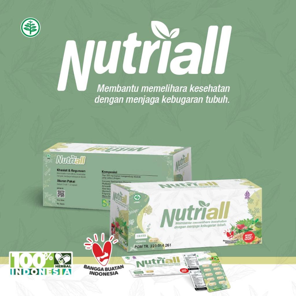 Jual Nutriall 3 Blister Membantu Memelihara Kesehatan Tubuh | Shopee Indonesia