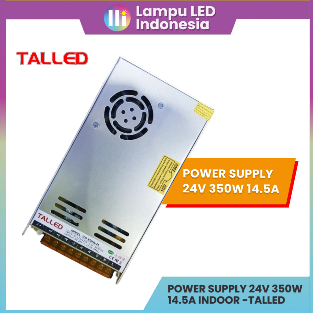 Jual Power Supply Indoor Slim Adaptor 24V 350W TALLED | Shopee Indonesia