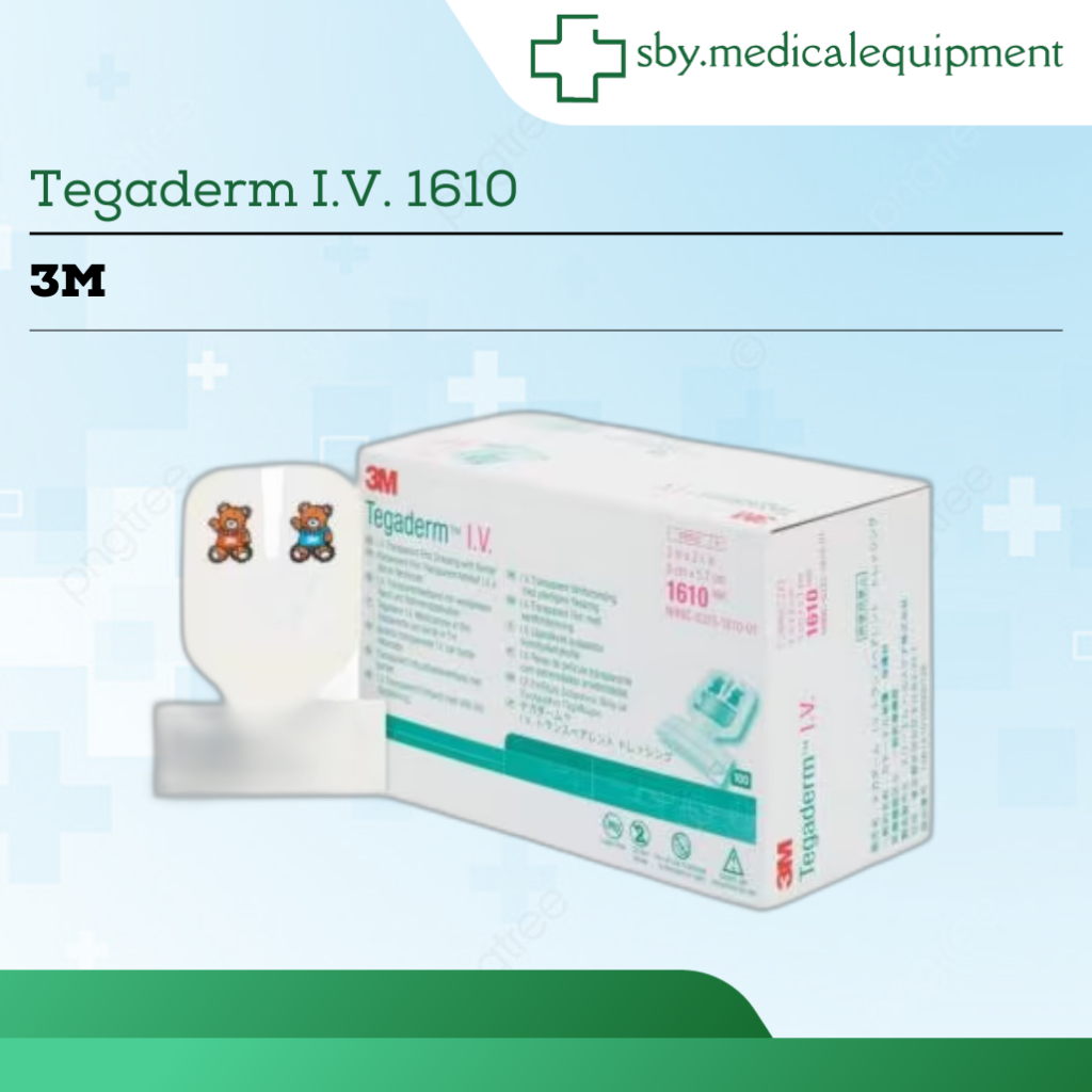 Jual Tegaderm IV 1610 size 5cm x 5.7cm Tegaderm Infus Plester Luka ...