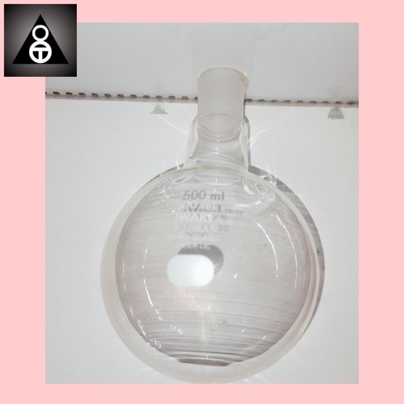 Jual Boiling Flask iwaki pyrex 500ml/labu alas bulat | Shopee Indonesia