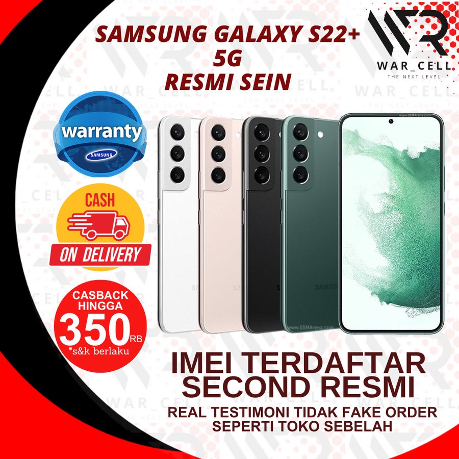 Jual SEIN | SAMSUNG GALAXY S22 PLUS 5G 8/256GB 8/128GB | S22+ SECOND ...