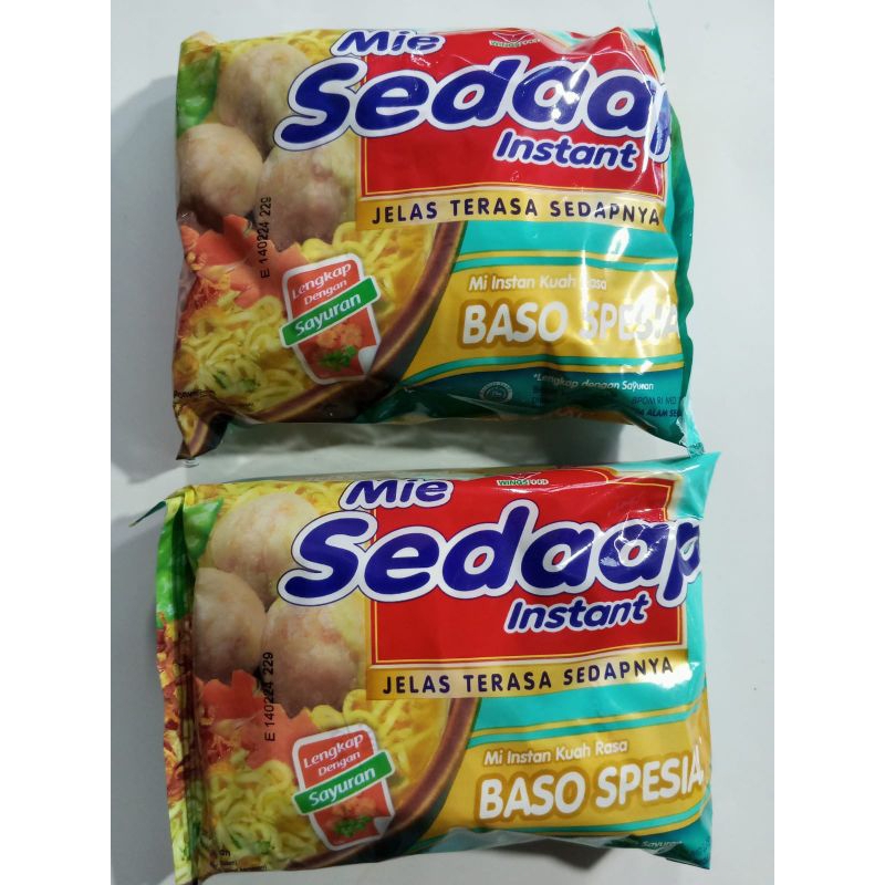 Jual MIE SEDAP - Mie Sedaap Baso @77gr - Mie Instan Murah | Shopee ...