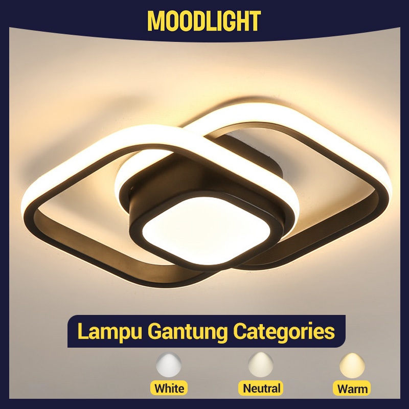 Jual 3 Warna Lampu Plafon LED Lampu Ceiling Light Modern Lampu Rumah ...