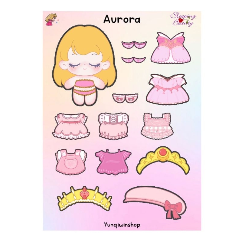 Jual Paper doll bp bp an princess disney mainan bongkar pasang boneka ...