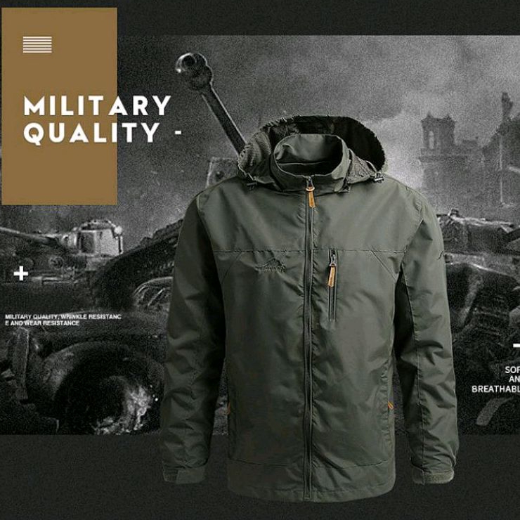 Jual JAKET PRIA MILITER/JAKET PRIA HIKING/JAKET PRIA MUSIM HUJAN ANTI ...