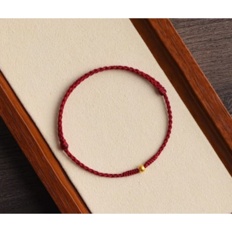 Jual GELANG TANGAN MEWAH TALI MERAH GELANG KEBERUNTUNGAN ANTI KARAT ...