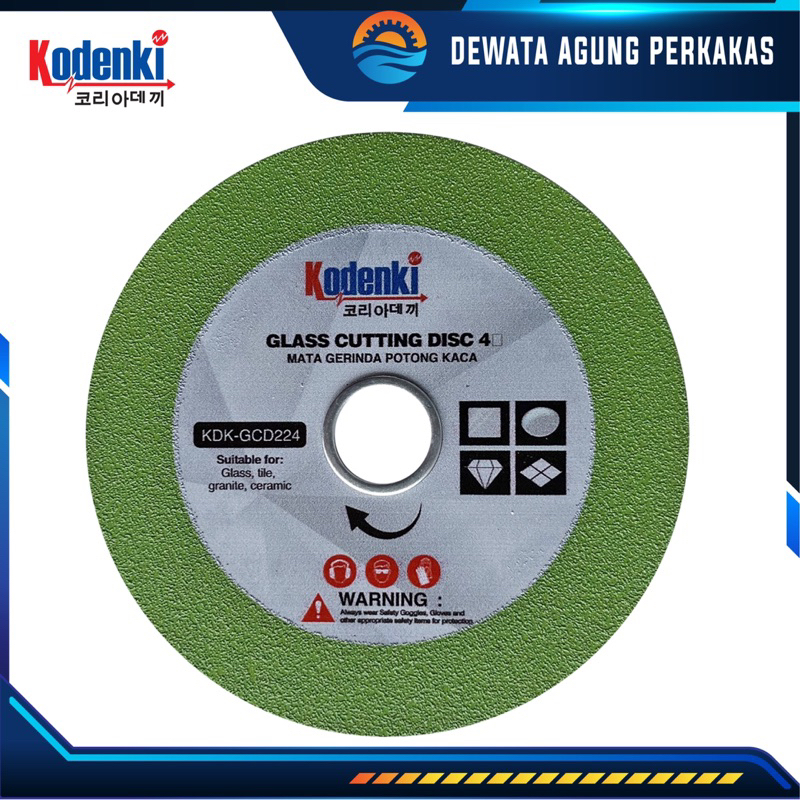 Jual Mata Gerinda Potong Poles Kaca Keramik Granit Batu Diamond Wheel 4" Kodenki | Shopee Indonesia