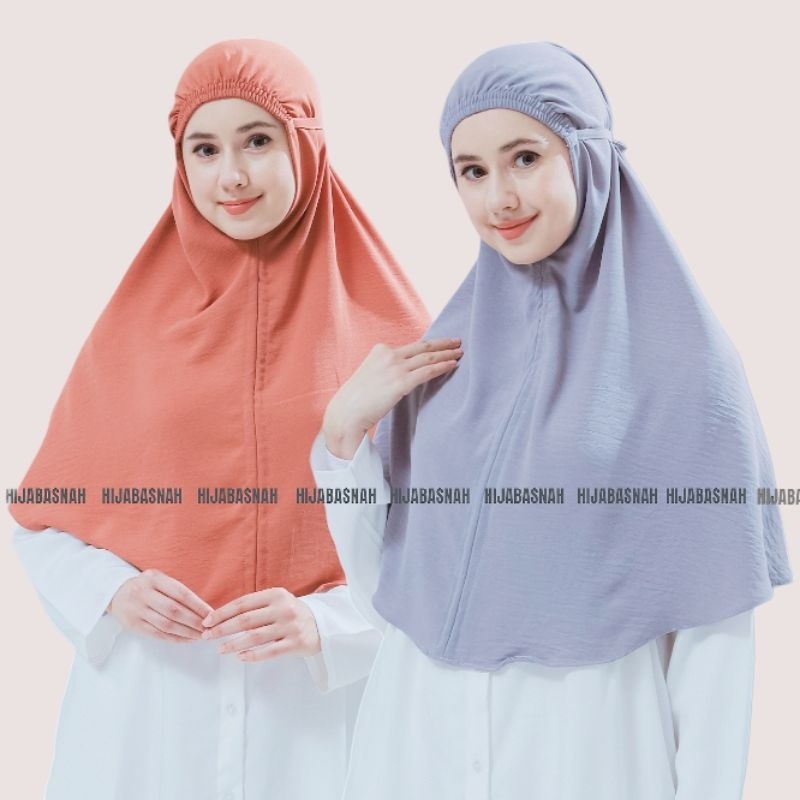 Jual Jilbab Instan Bergo Maryam Crinkle Airflow Premium | Hijab Crinkle ( Kerut ) | Shopee Indonesia