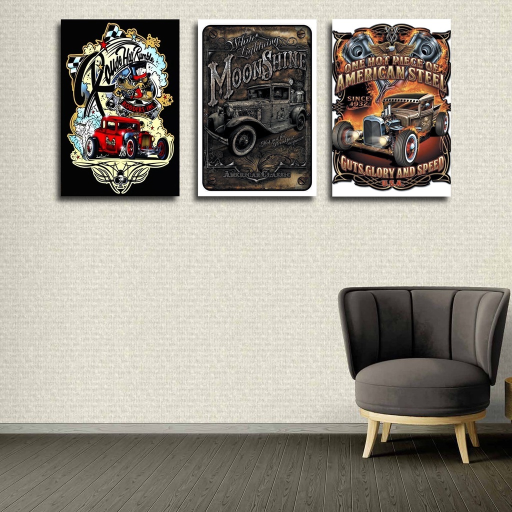 Jual Hiasan Dinding Kayu Dekorasi Dinding Keren Retro Otto Wall Decor ...