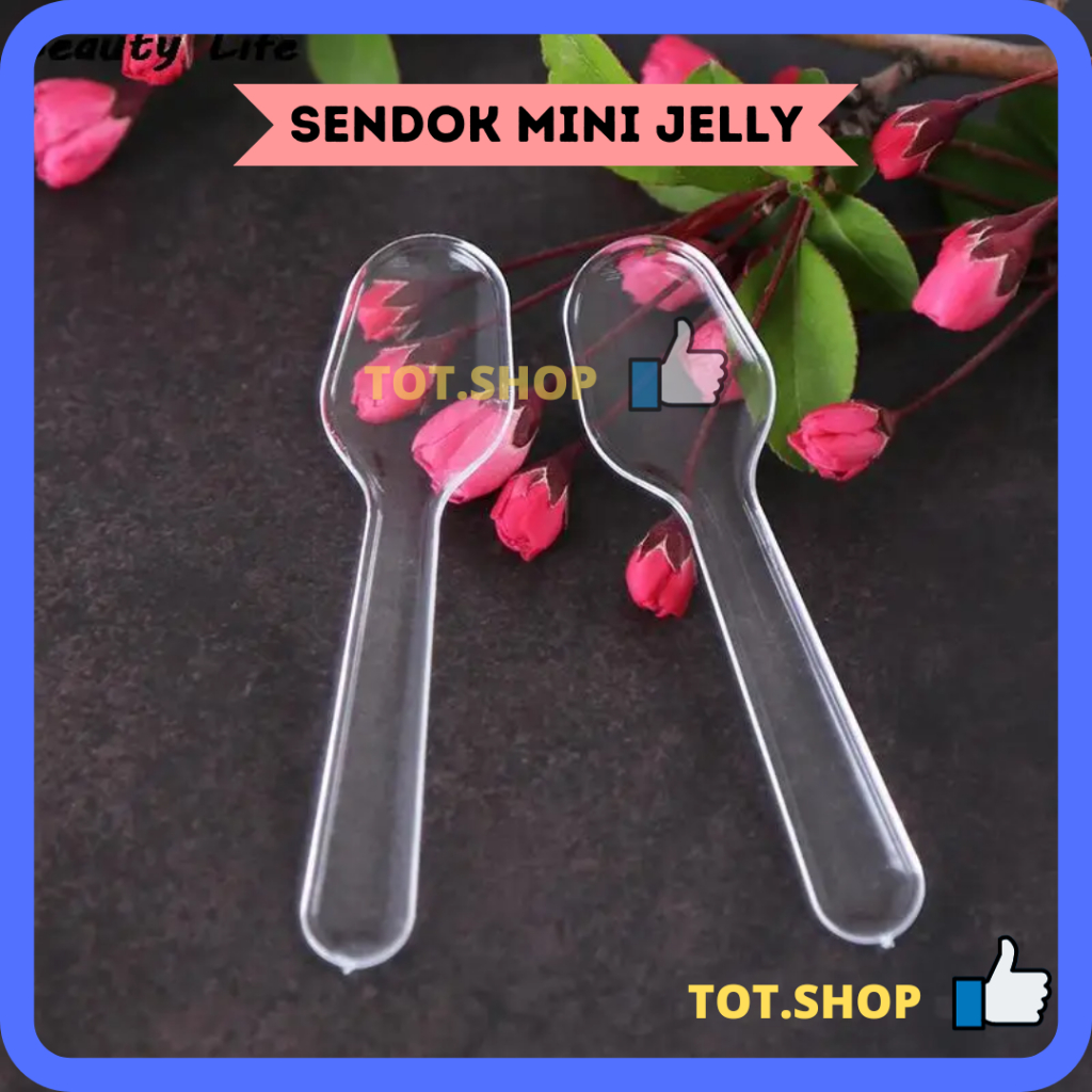 Jual SENDOK MINI JELLY AGAR/PUDDING/ICECREAM BENING ORI ISI [100PCS ...