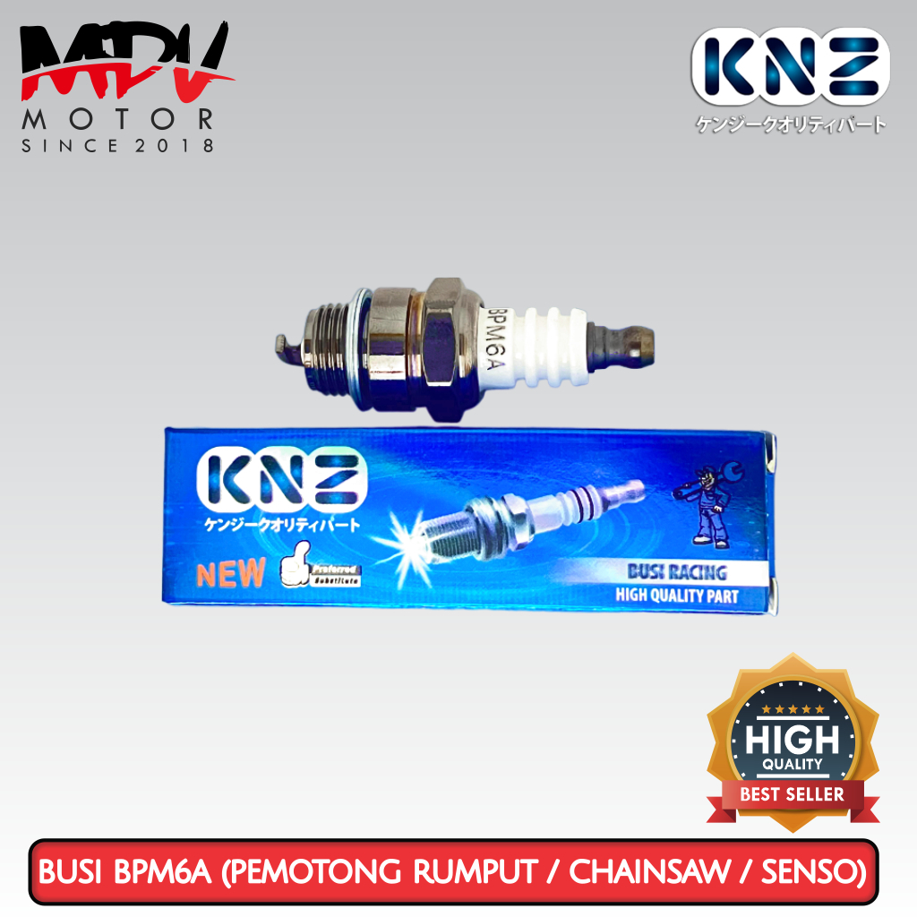 Jual BUSI BPM6A (PEMOTONG RUMPUT / CHAINSAW / SENSO) (KNZ) | Shopee ...