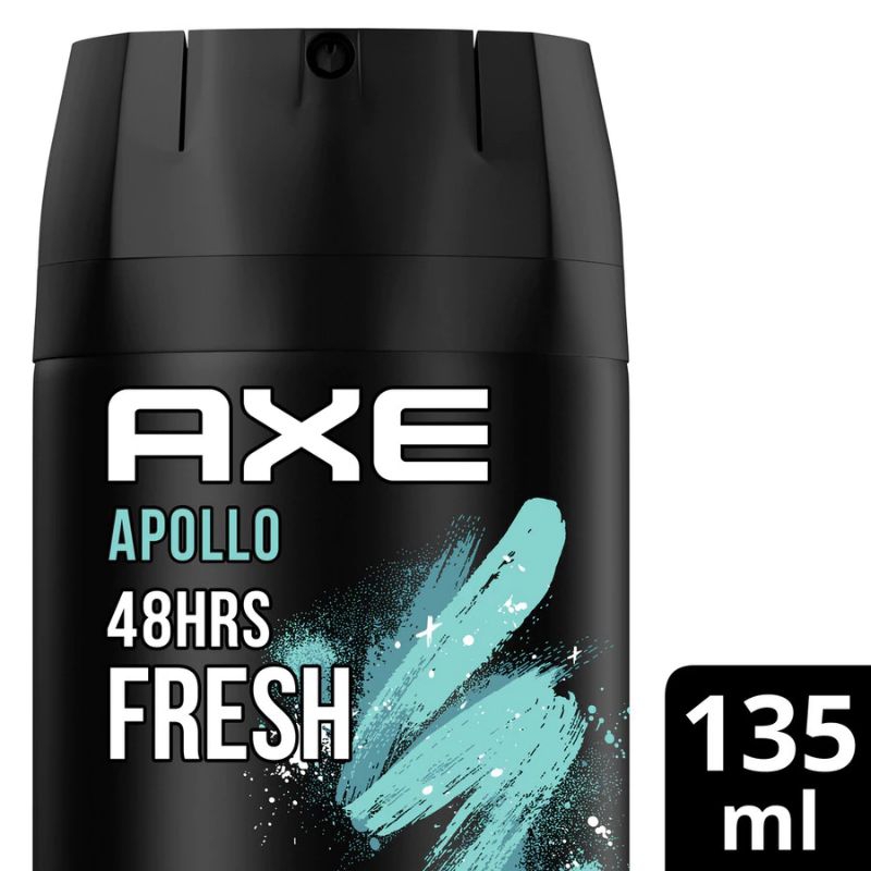 Jual AXE Deodorant Body Spray Apollo Anti Bakteri 135 ml | Shopee Indonesia