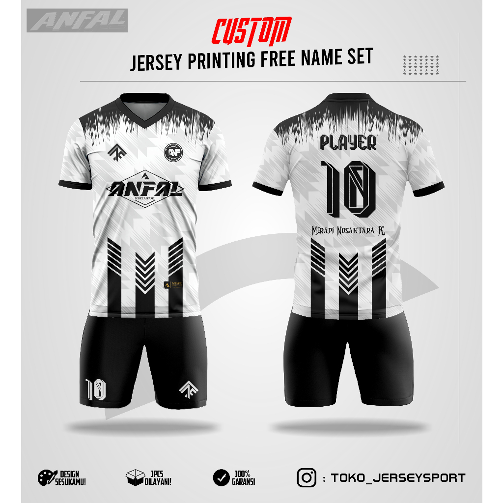 Jual JERSEY FREE CUSTOM NAMA , NOMOR & SPONSOR // JERSEY FUTSAL ...