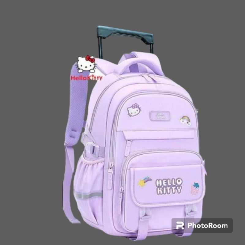 Jual DBS HELLOKITTY JM Tas Dorong Ransel Trolly Sekolah Anak SD Perempuan Terbaru | Shopee Indonesia