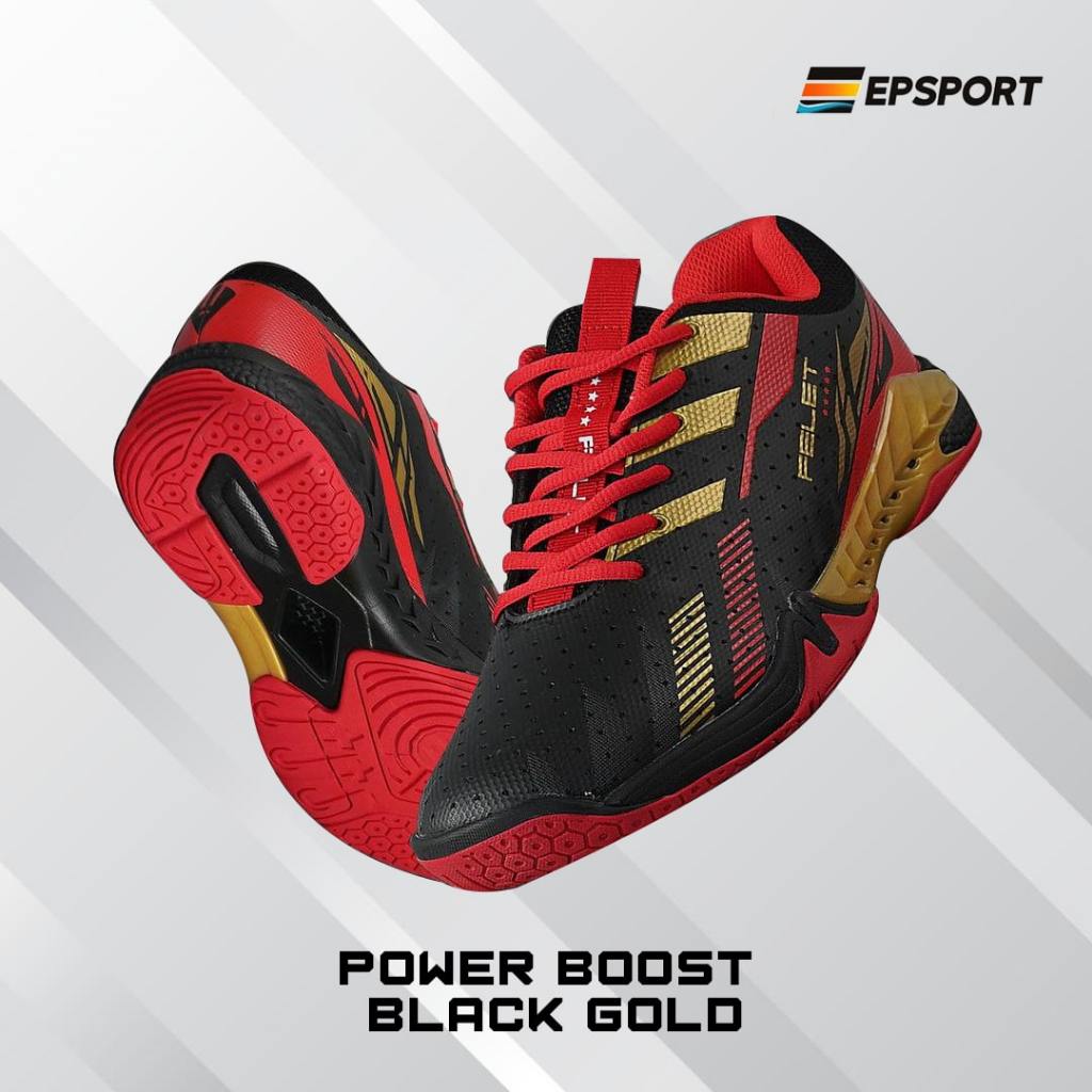 Jual SEPATU BADMINTON FELET POWER BOOST 100%ORIGINAL | Shopee Indonesia