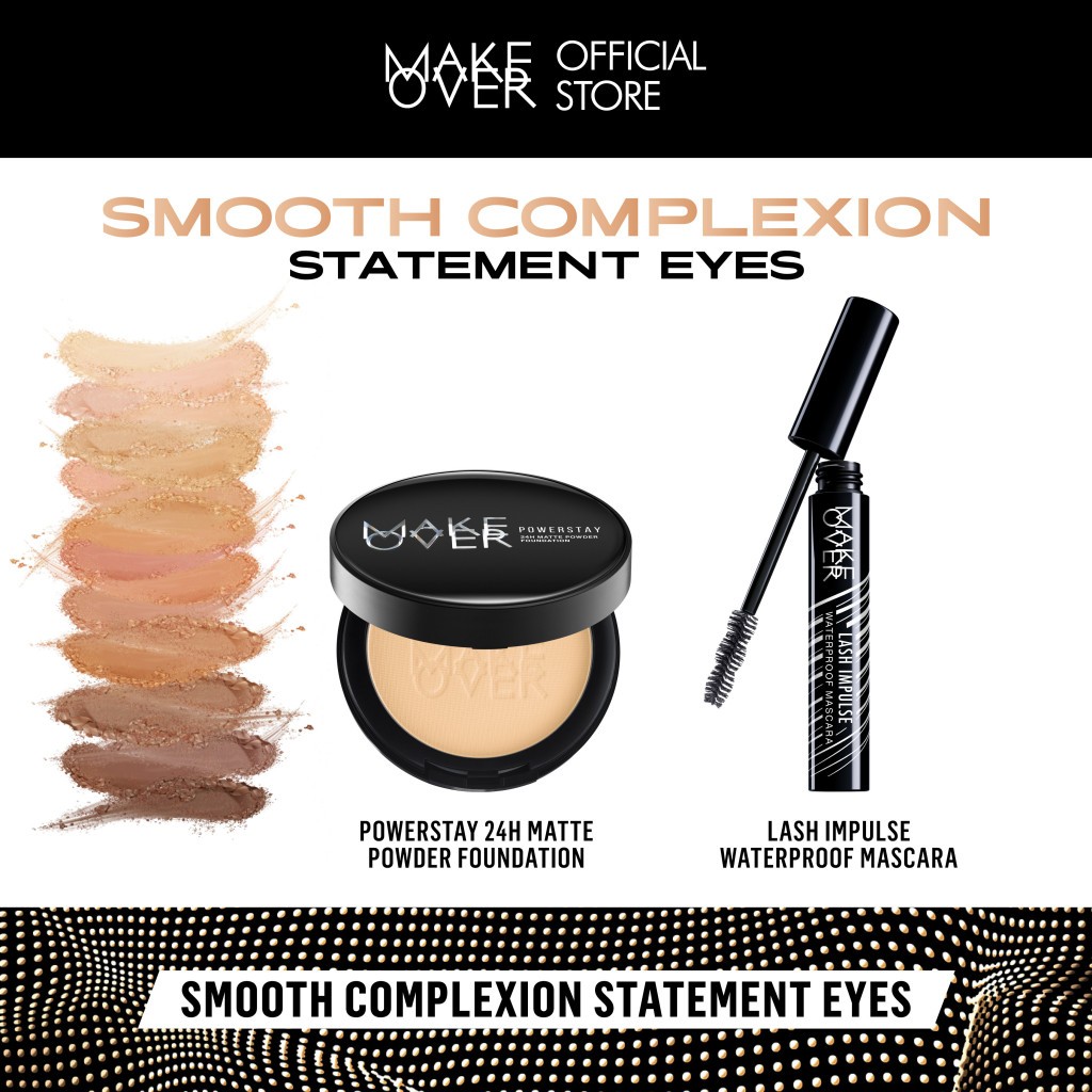 Jual Make Over Smooth Complexion Statement Eyes : Powerstay Matte ...
