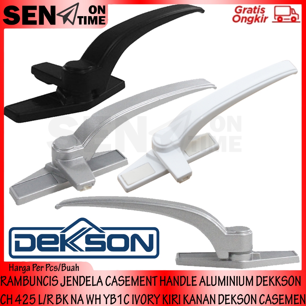 Jual Dekkson Rambuncis Pengunci Jendela Aluminium Ch 425 L/R Bk Na Wh ...