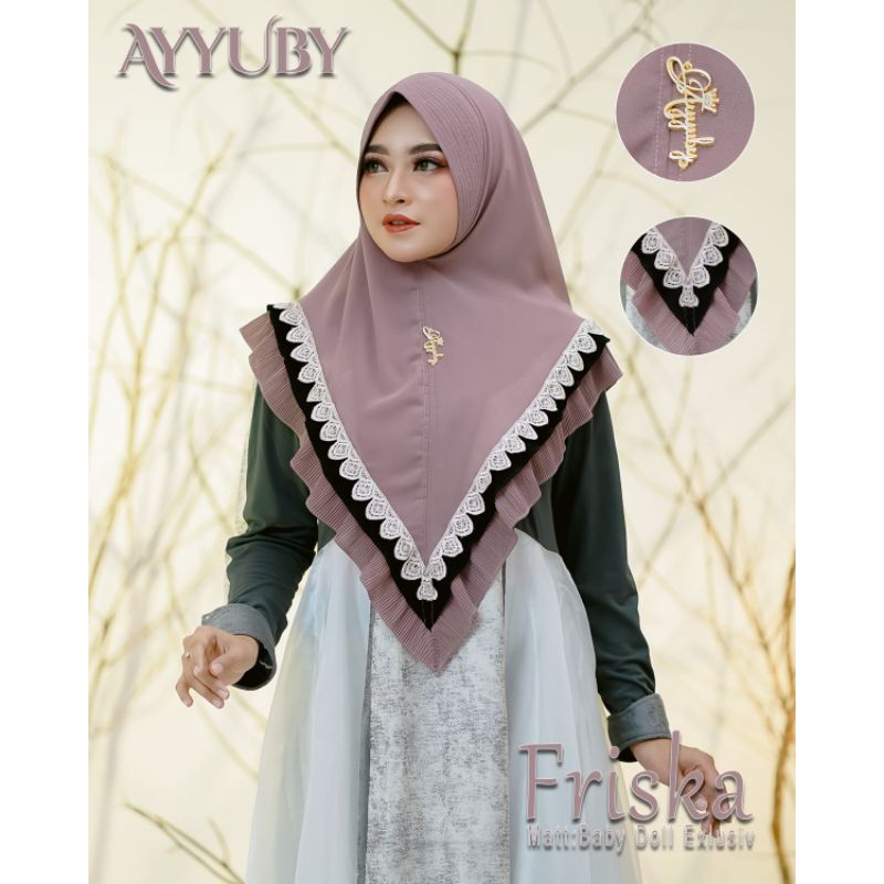 Jual 《ORI AYYUBY》AYYUBY PRISKA/ JILBAB AYYUBY/ JILBAB PRISKA/ KHIMAR ...