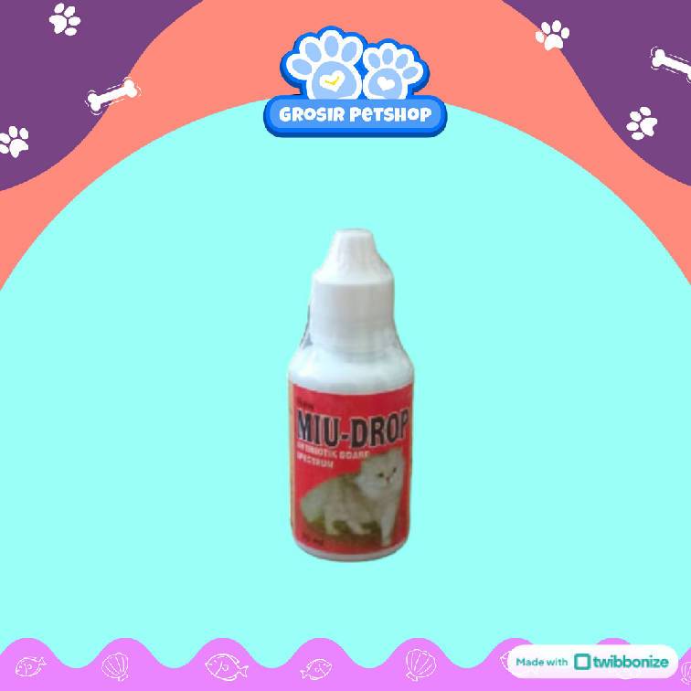 Jual MIU DROP 30ML - OBAT ANTIBIOTIK BATUK PILEK DEMAM RADANG KUCING ...