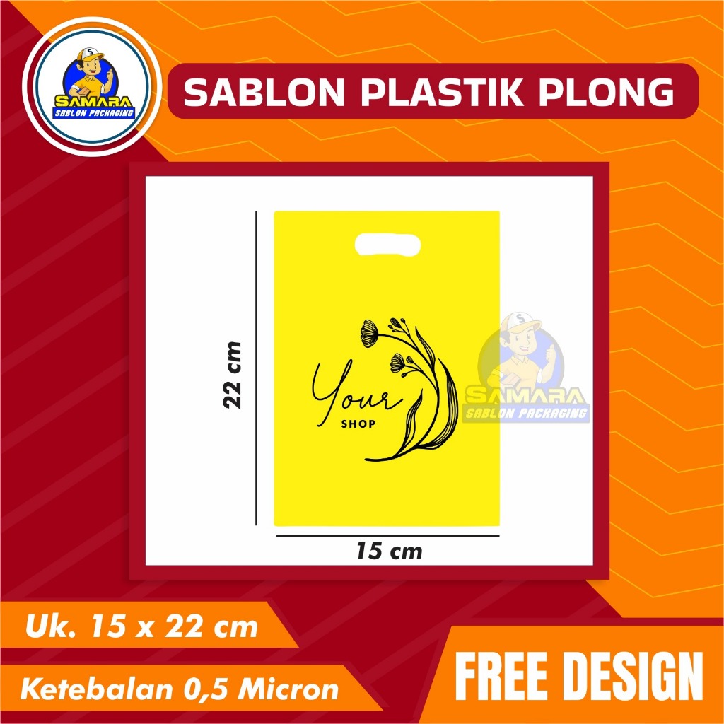 Jual Plastik sablon 15x22 0.5 micron [PLONG] | Shopee Indonesia