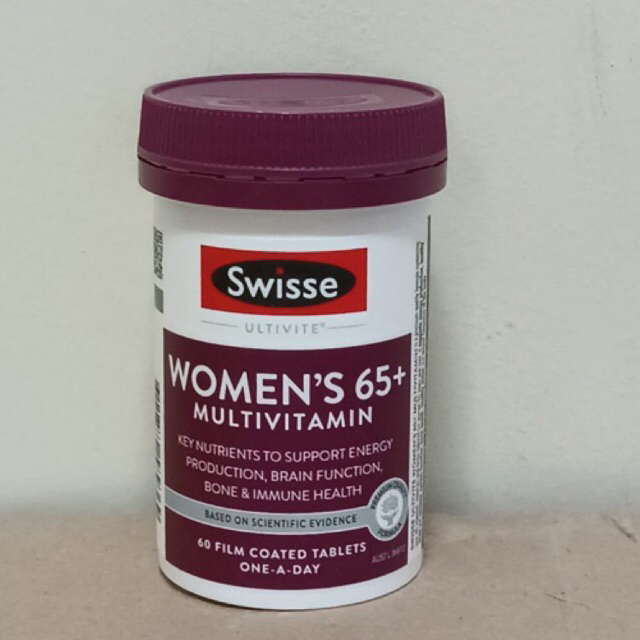 Jual Swisse Women Women’s Ultivite 65+ Multivitamin 60 Tablets | Shopee Indonesia