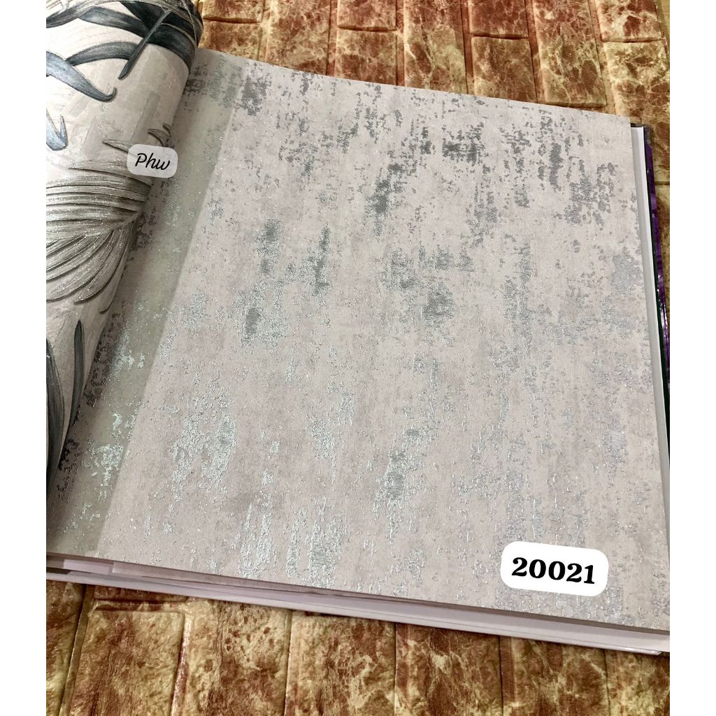 Jual WALLPAPER DINDING POLOS TEKSTUR ABSTRAK SILVER MODERN MINIMALIS ...