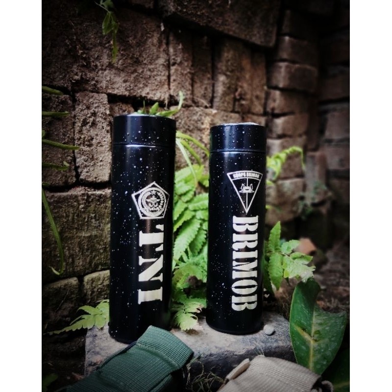 Jual Botol minum besi tactical / botol tumbler thermos dengan custom ...
