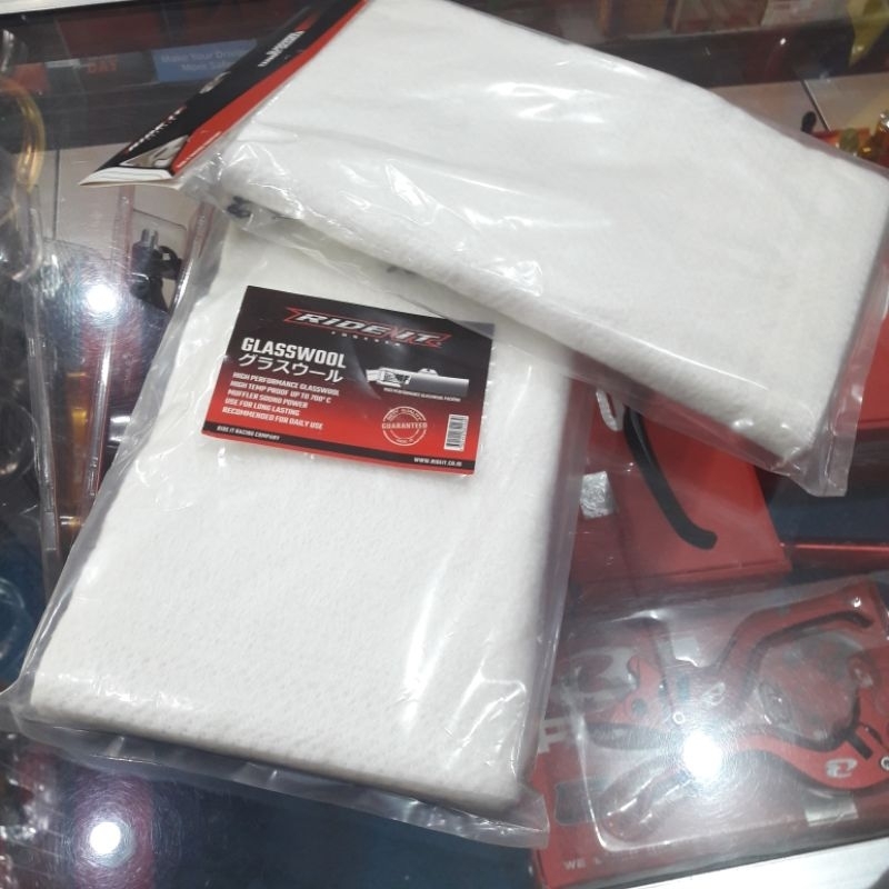 Jual GASWOL GASBUL GLASSWOOL GAS WOLL PUTIH TEBEL RIDE IT | Shopee ...