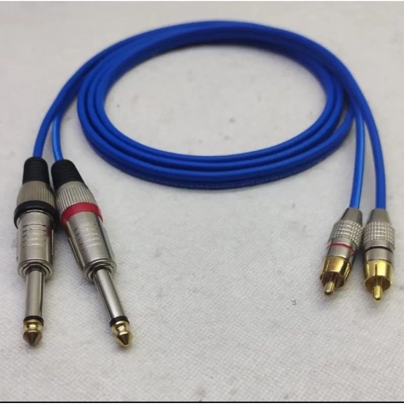 Jual Kabel audio mixer to power/speaker aktif $Akai to rca) | Shopee ...