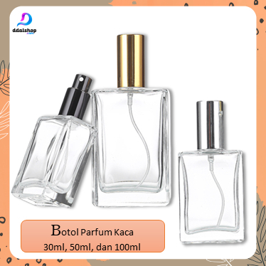 Jual Botol Tempat Parfum Refil Parfume Bottle Kaca Drat Putar model ...