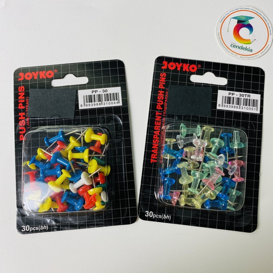 Jual Pushpin JOYKO Paku payung Plastik Untuk Gabus Tusuk Sterofoam ...