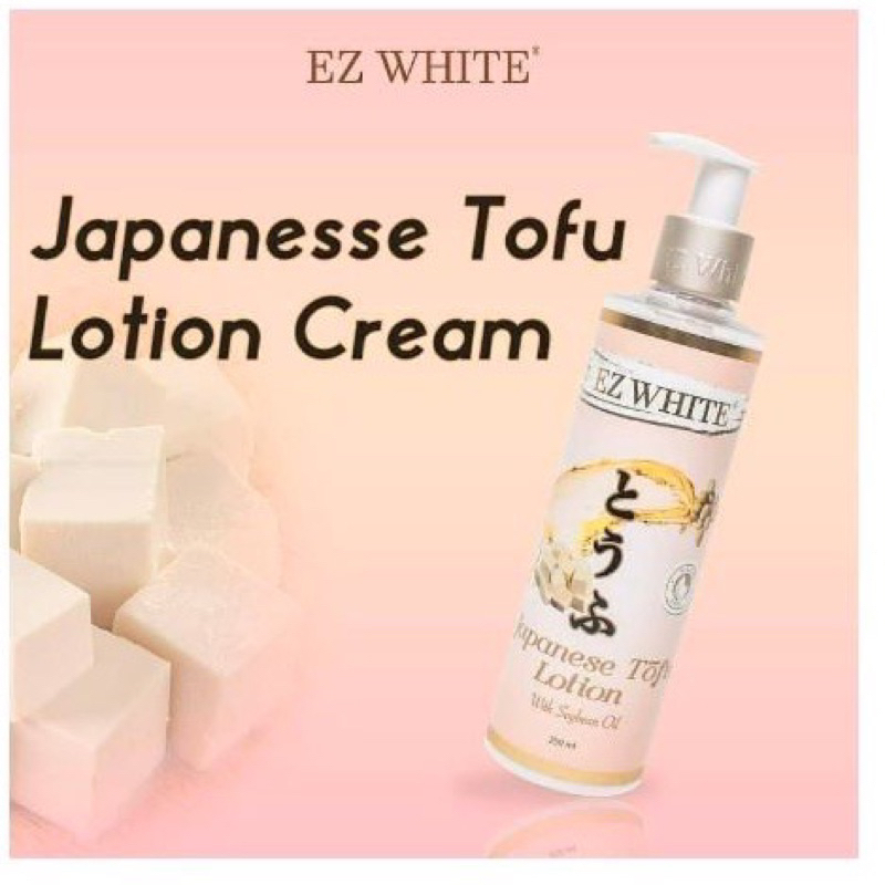 Jual EZ WHITE JAPANESE TOFU LOTION BPOM ORIGINAL - PEMUTIH TUBUH EZ ...