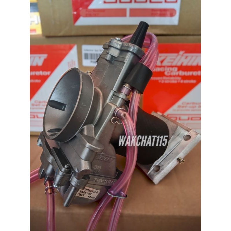 Jual Karbu PWK PWM 38 Set manipol piramid RX king 38 lurus masuk filter ...