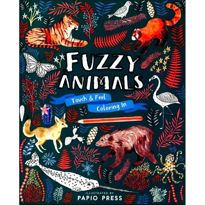 Jual Fuzzy Animals: Touch And Feel Colouring | Shopee Indonesia