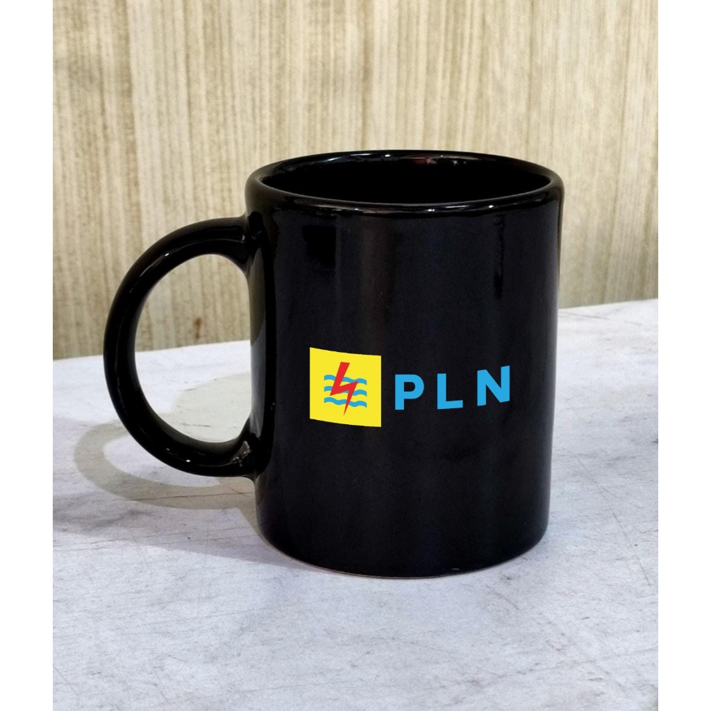 Jual Mug Keramik Logo PLN/Mug Cangkir Kopi Teh/Mug Custom Souvenir ...