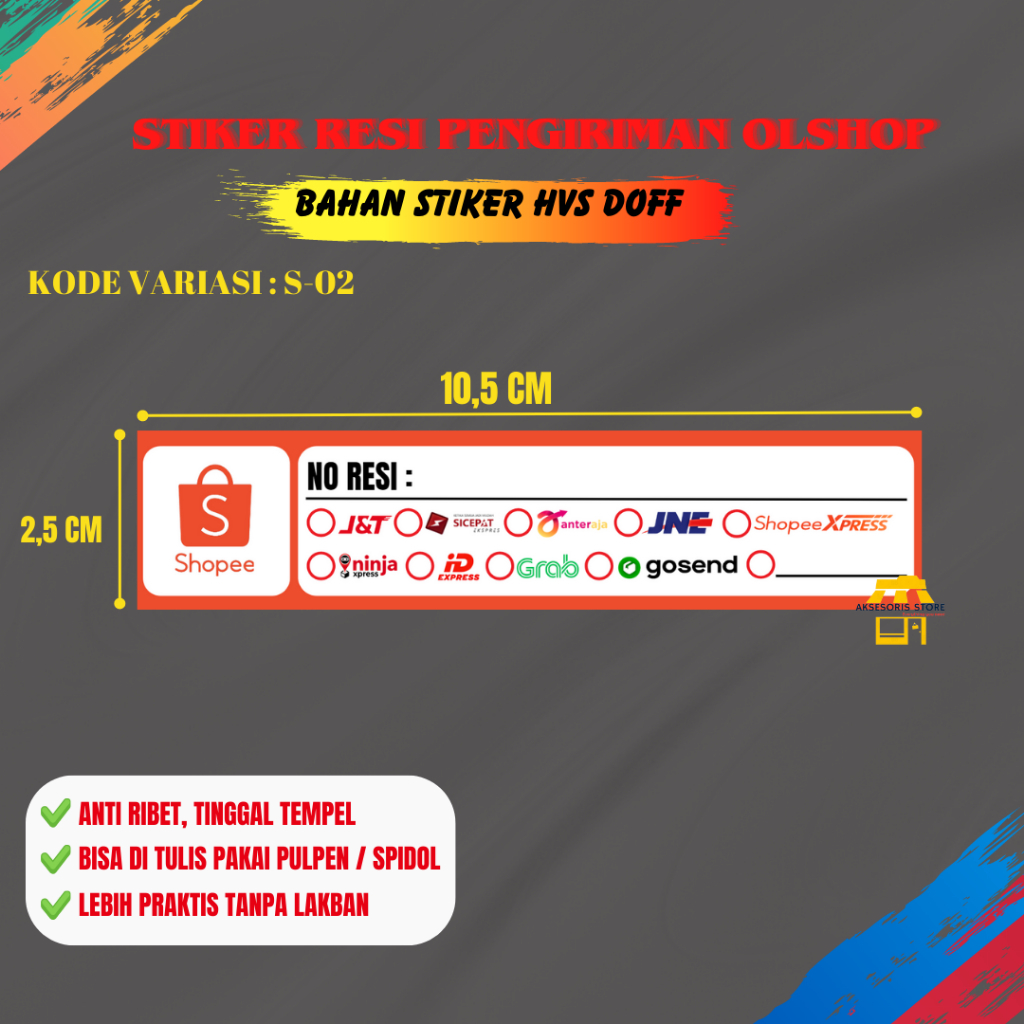 Jual LABEL PENGIRIMAN SHOPEE 1pc | Shopee Indonesia
