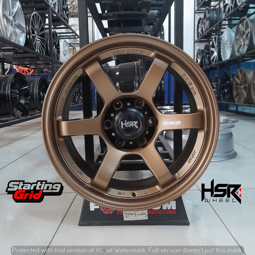 Jual Velg HSR R18 Tokyo buat mobil Fortuner, Pajero, Hardtop, Mux ...