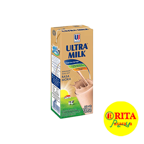Jual Ultra Milk Susu UHT Rasa Moka 250 Ml | Shopee Indonesia