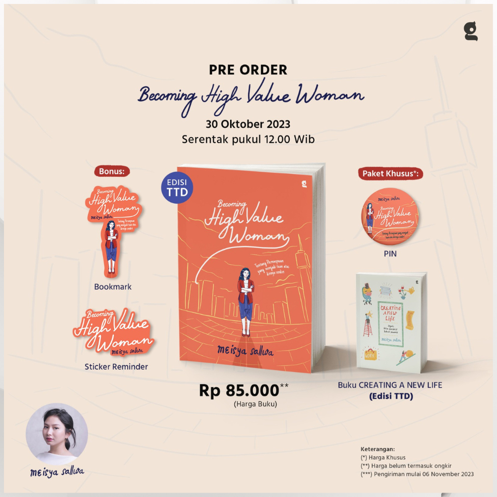 Jual BUKU BECOMING HIGH VALUE WOMAN by Meisya Sallwa - Gradien Mediatama | Shopee Indonesia