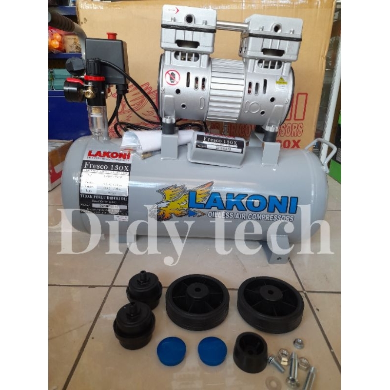 Jual Kompressor Lakoni Fresco 130X Oilles Kompressor udara silent Tanpa ...