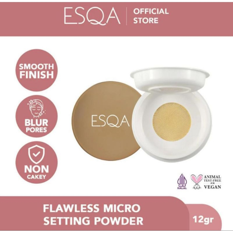Jual ESQA Flawless Micro Setting Powder | Shopee Indonesia