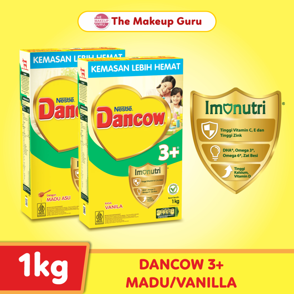Jual DANCOW 3+ 1kg - Susu Pertumbuhan Anak Usia 3 - 5 Tahun | Shopee ...