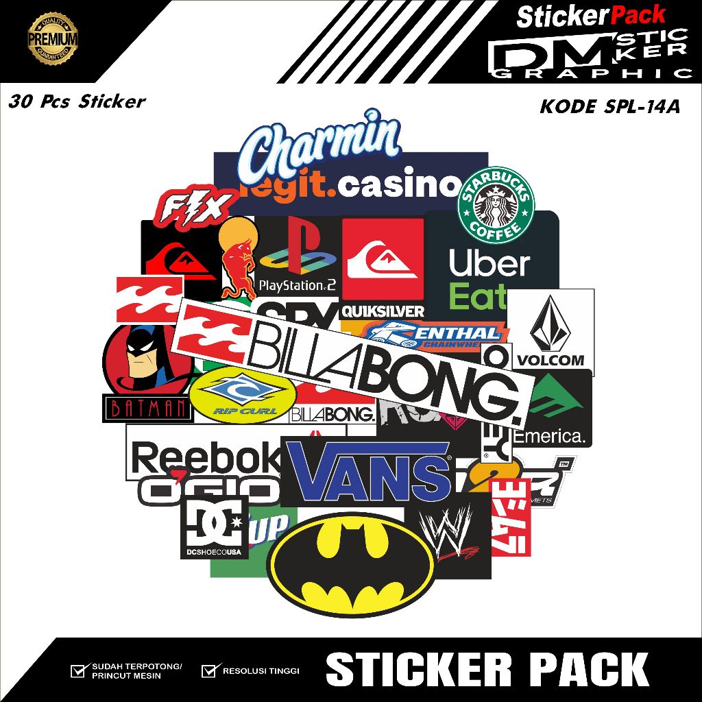 Jual 40 PCS STICKER PACK HYPEBEAST/ STICKER BRAND AESTHETIC/ DEKOR BUKU ...
