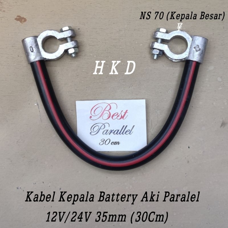 Jual KABEL PARALEL- KABEL KEPALA AKI ACCU MOBIL PARALEL 12V/24V 35MM PANJANG 30CM " BEST ...