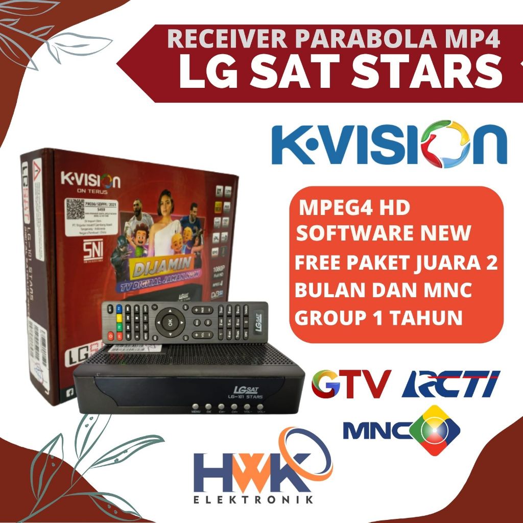 Jual Receiver LG-SAT STARS 101 HD GRATIS CHANNEL LOKAL SUDAH DISETING ...