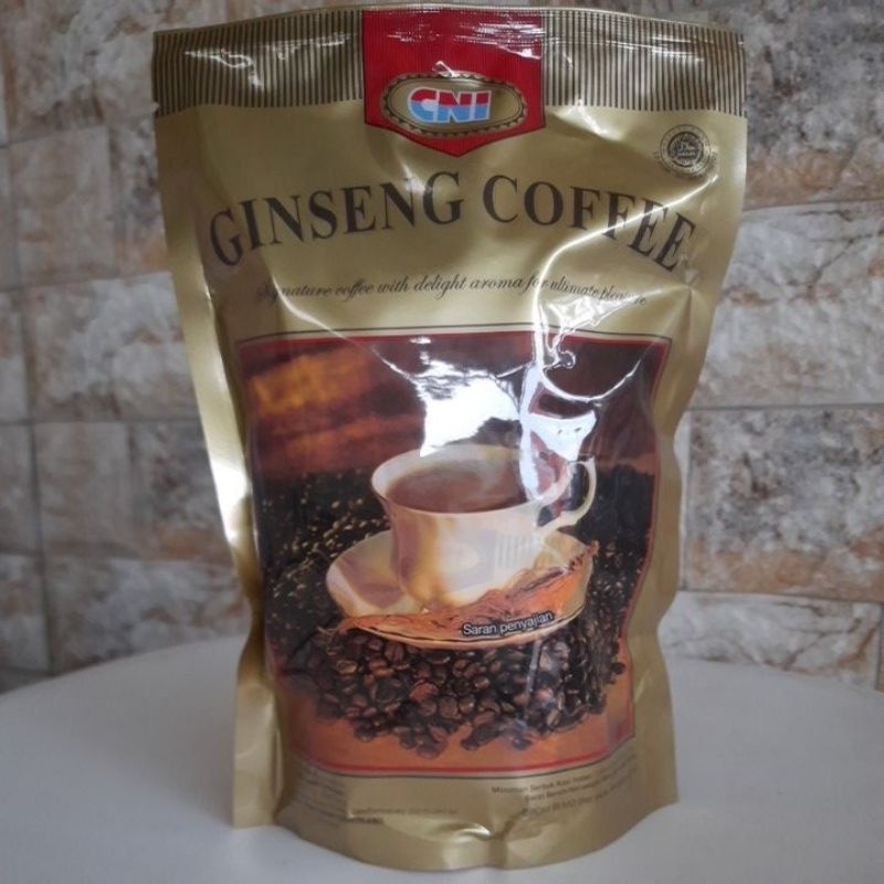 Jual Kopi Ginseng CNI/ Ginseng Coffee/ 20 sachet Original | Shopee ...
