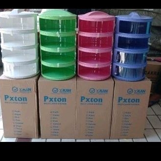 Jual Tudung Saji Warna polos 4 Susun/rak lauk | Shopee Indonesia