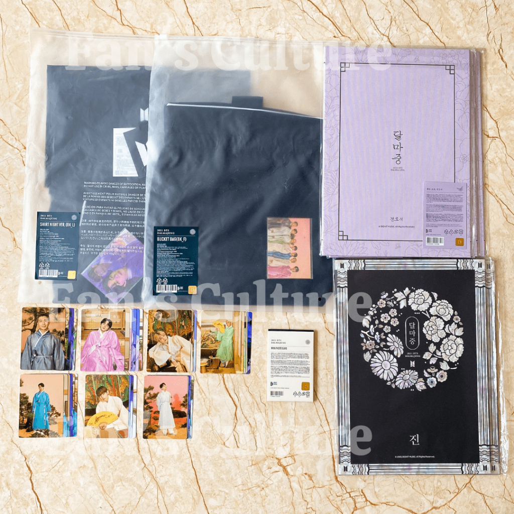 Jual [READY STOCK] BTS Dalmajung 2021-2022 Merch - Shirt Black/Bucket ...