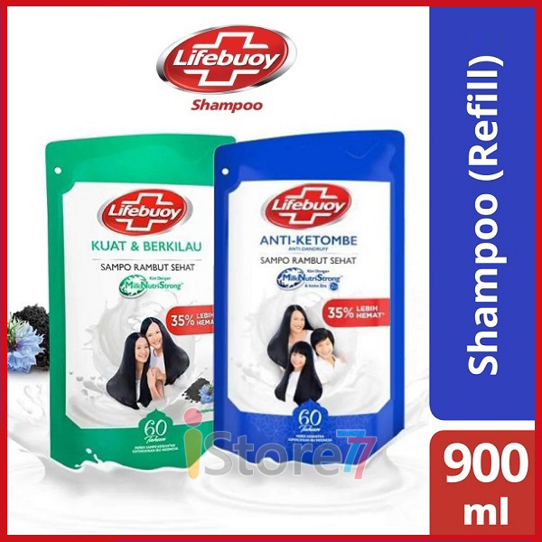 Jual Lifebuoy Shampoo 900ml Anti Ketombe Anti Dandruff / Strong & Shiny ...