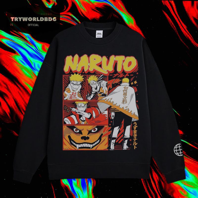 Jual TRYWORLDBDG OFFICIAL "NARUTO" CREWNECK | SWEATER | HOODIE ...